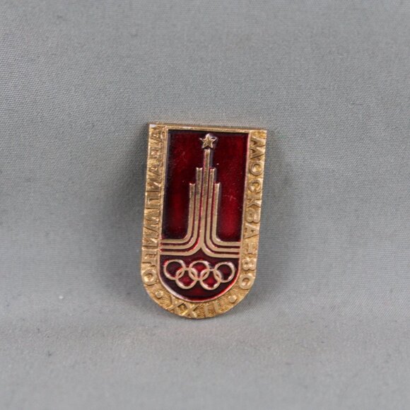 Accessories | 198 Moscow Summer Olympics Pin Event Logo U Shaped Design ...
